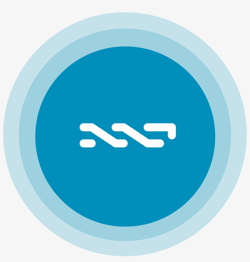 Nxt Logo Round Blue Transparent - Nxt Coin Icon - 4000x3995 PNG ...