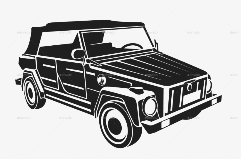 Vw Silhouette Car Set By Vectorio - Safari Volkswagen Vector - 1660x1025 PNG Download - PNGkit