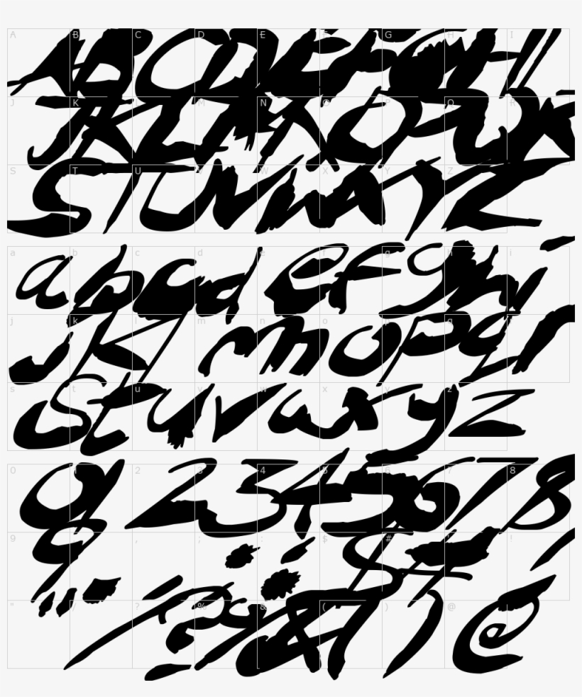 Crazy Ink Splats Font - Calligraphy - 1000x1150 PNG Download - PNGkit