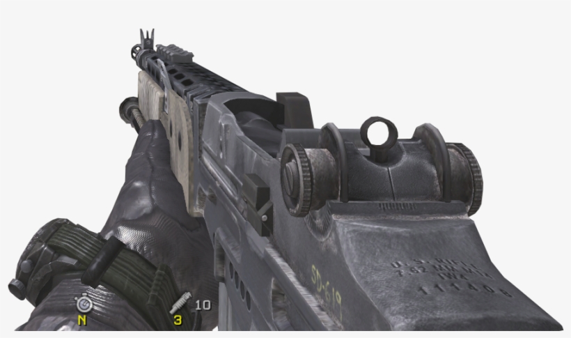 Modern Warfare 2 M14 - 897x488 PNG Download - PNGkit