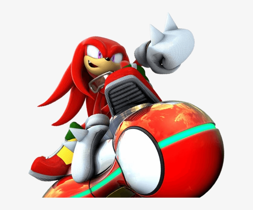 #knuckles From The Official Artwork Set For #sonicriders - Sonic Riders ...