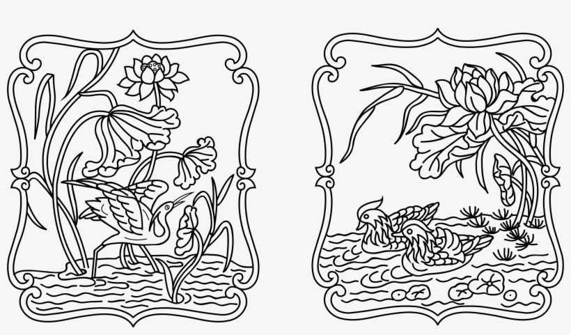 This Free Icons Png Design Of Traditional Chinese Line - 2236x1204 PNG ...