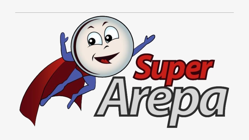 Super Arepa - Super Arepa Logo - 776x403 PNG Download - PNGkit