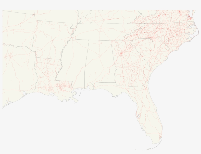Mr Matte Kml Map Southeast - Art Print: Lulu's Florida State University ...