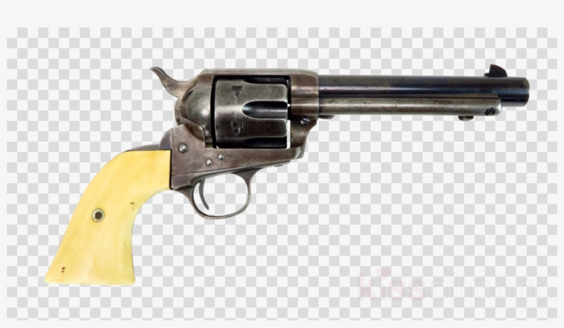 West Pistol No Background Clipart Colt Single Action - Transparent ...