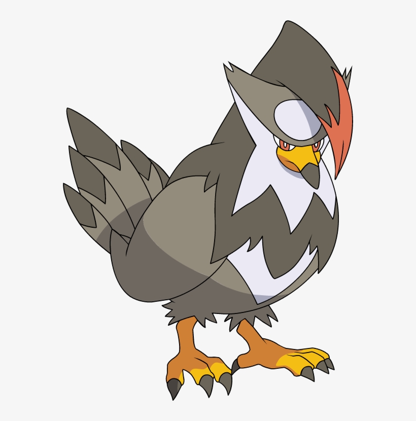View 2398 Shiny Staraptor , - Pokemon De Staraptor - 572x750 PNG ...