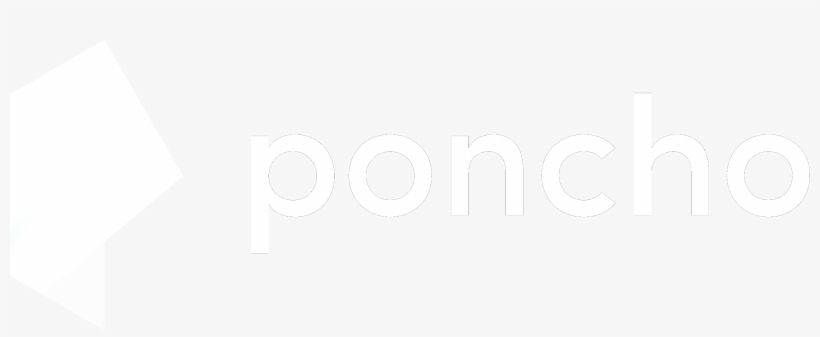 Poncho Logo White - Game Press - 2827x1026 PNG Download - PNGkit