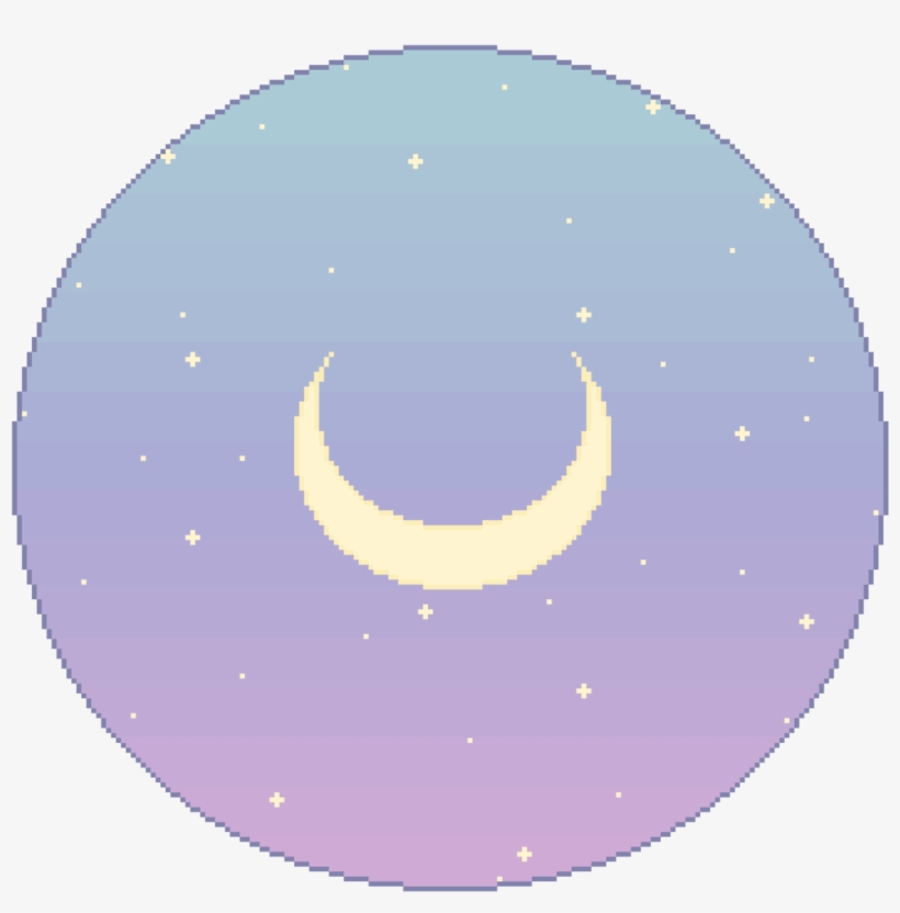 Free To Use Icon - Moon Pixel Art Png - 1280x1280 PNG Download - PNGkit