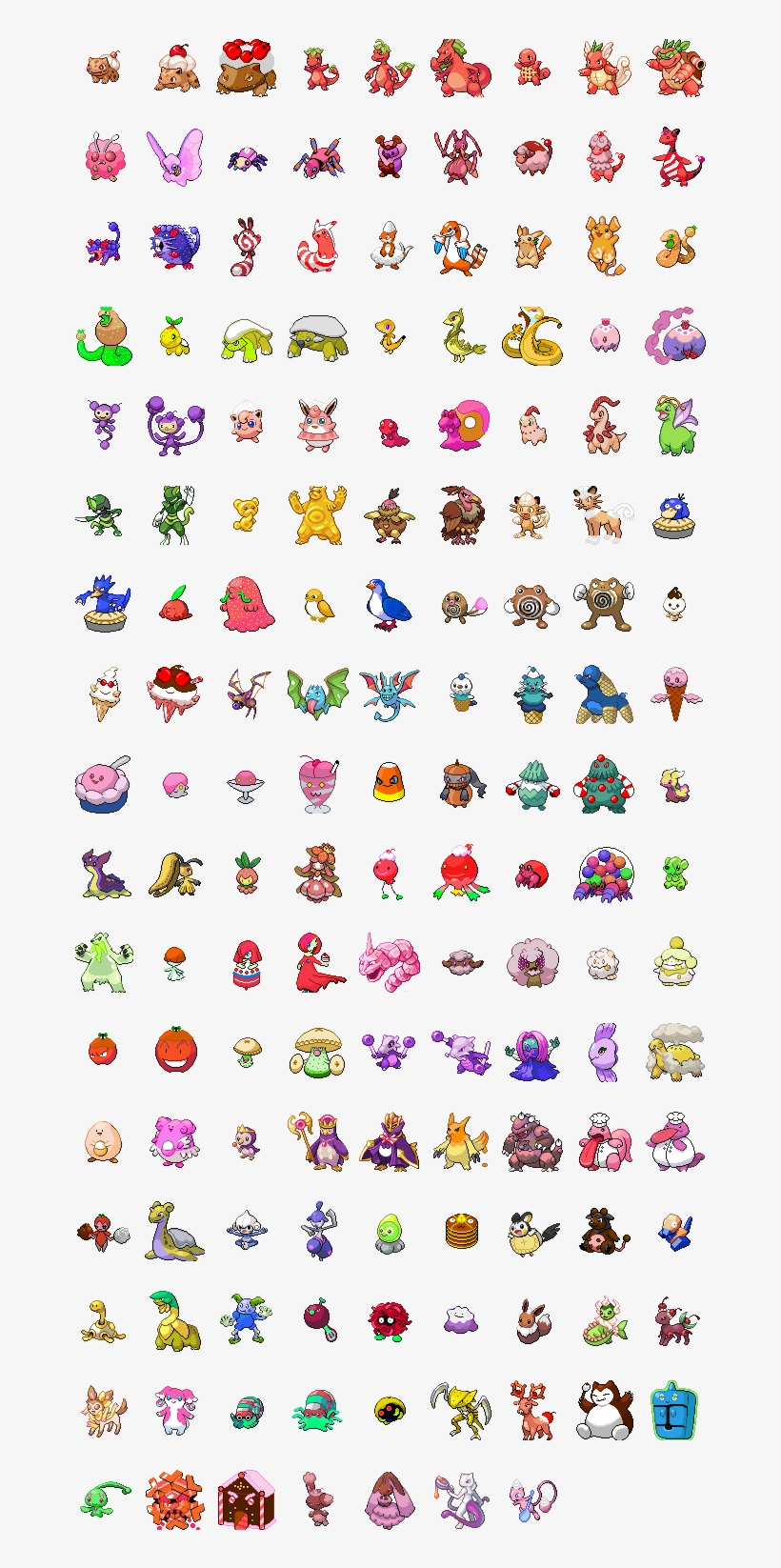 Pokesweets - All Pokesweets - 700x1599 PNG Download - PNGkit
