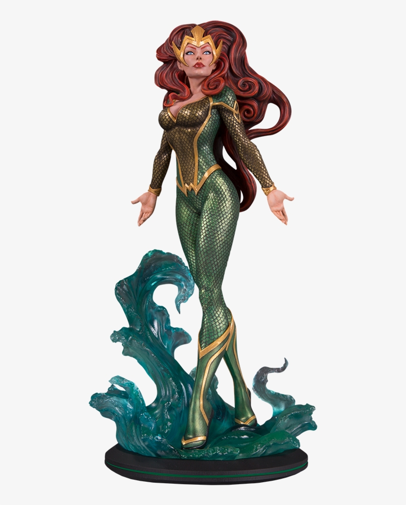 25" Dc Comics Statue Mera - 480x940 PNG Download - PNGkit