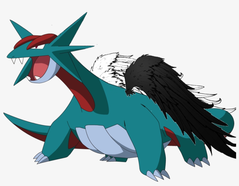 View Dark Angel , - Blue And Red Flying Pokemon - 872x711 PNG Download ...