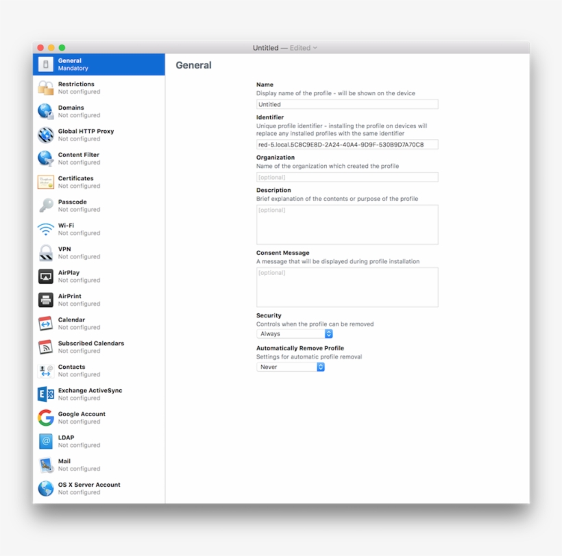 App Config Editor - Apple Configurator Dns Profile - 1000x938 PNG ...