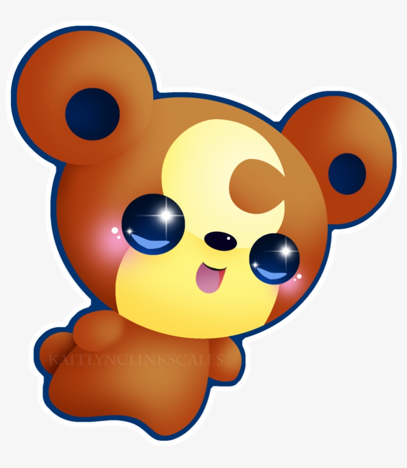 216 Teddiursa - Chibi Teddiursa - 1000x1000 PNG Download - PNGkit