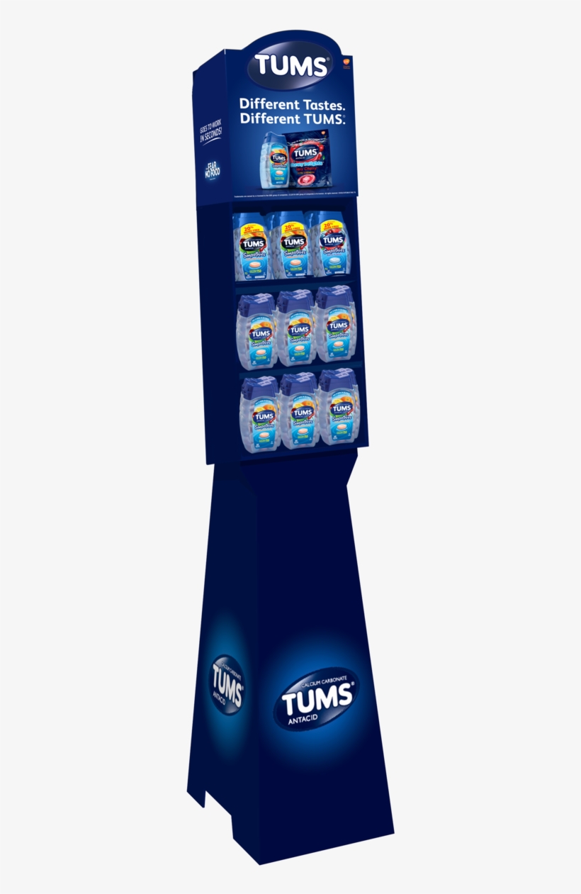 Secondary Floor Stand Render - Tums - 1000x1294 PNG Download - PNGkit