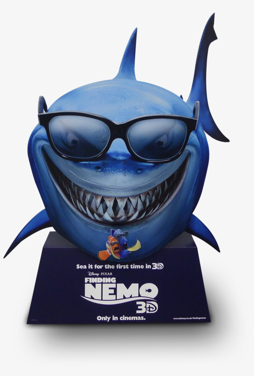 3/4 Front View The Body Of The Great White Shark Is - Finding Nemo ...