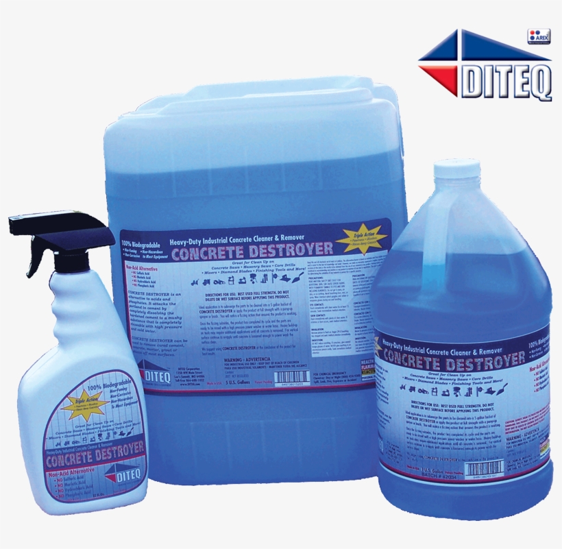 Foaming Concrete Destroyer 5 Gallons - 800x799 PNG Download - PNGkit