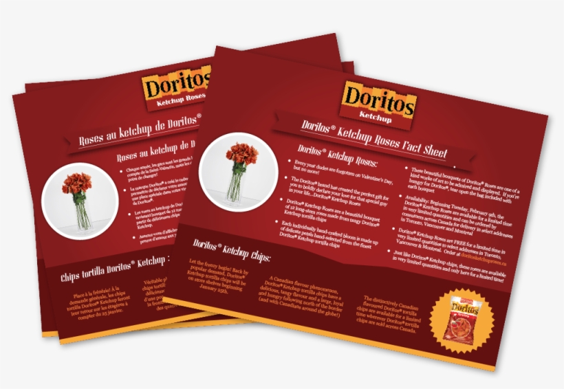 Doritos Ketchup Roses - Flyer - 1224x699 PNG Download - PNGkit