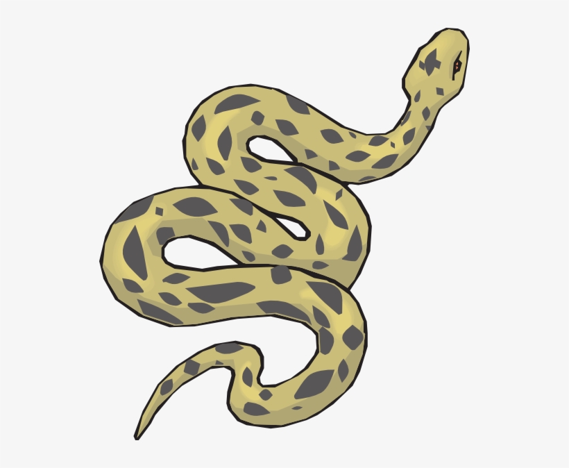 Download Transparent Slithering Yellow Snake Svg Clip Arts 534 X 594 Px ...