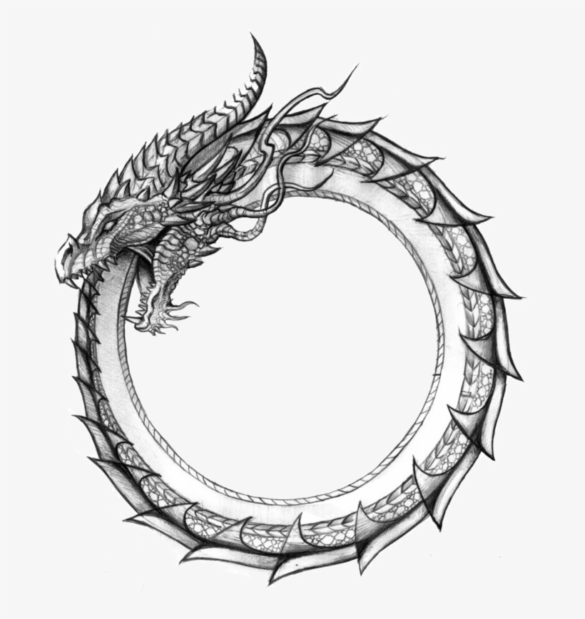 Ouroboros Transparent Serpiente - Jormungandr Tattoo - 762x787 PNG ...