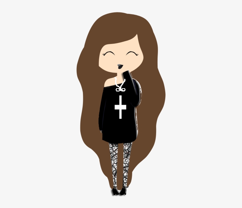 Tumblr Doodles Hipster Girl