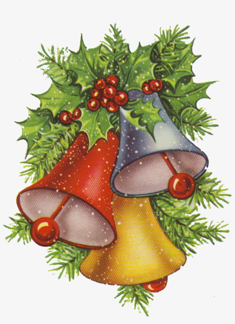 Download Transparent Christmas Holly And Bells Clip Art - Christmas ...