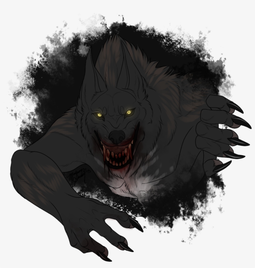 Scary Werewolf Drawing