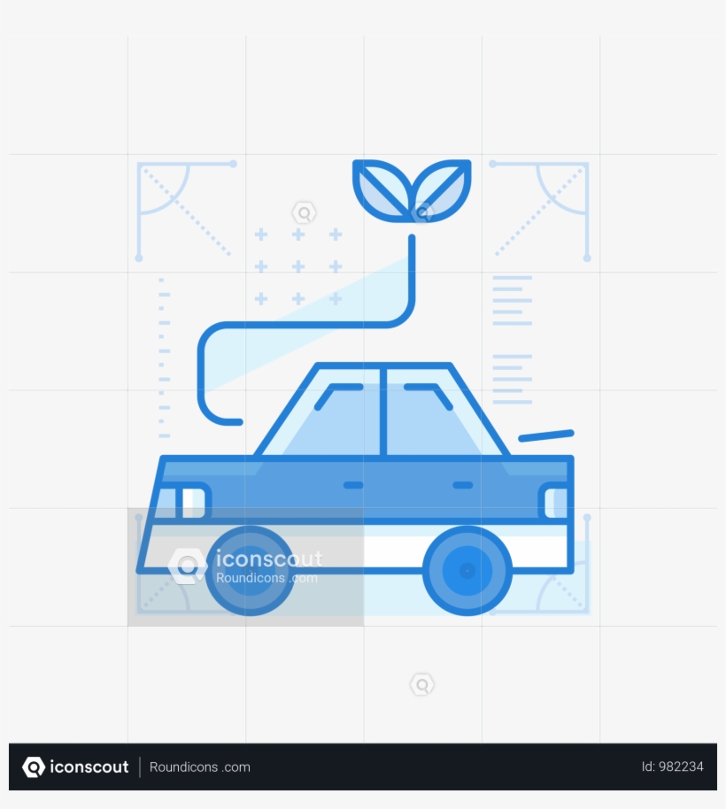 Pollution Free Car Illustration - 1500x1600 PNG Download - PNGkit