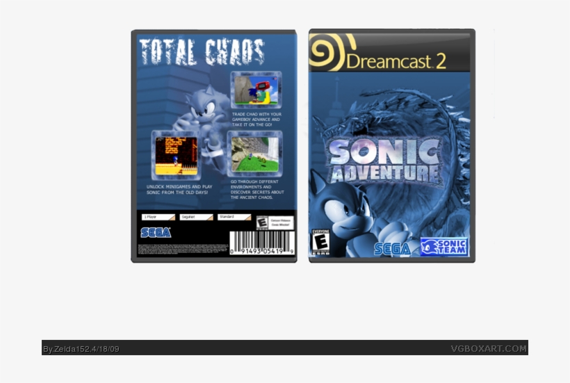 Download Transparent Sonic Adventure Box Art Cover - PNGkit