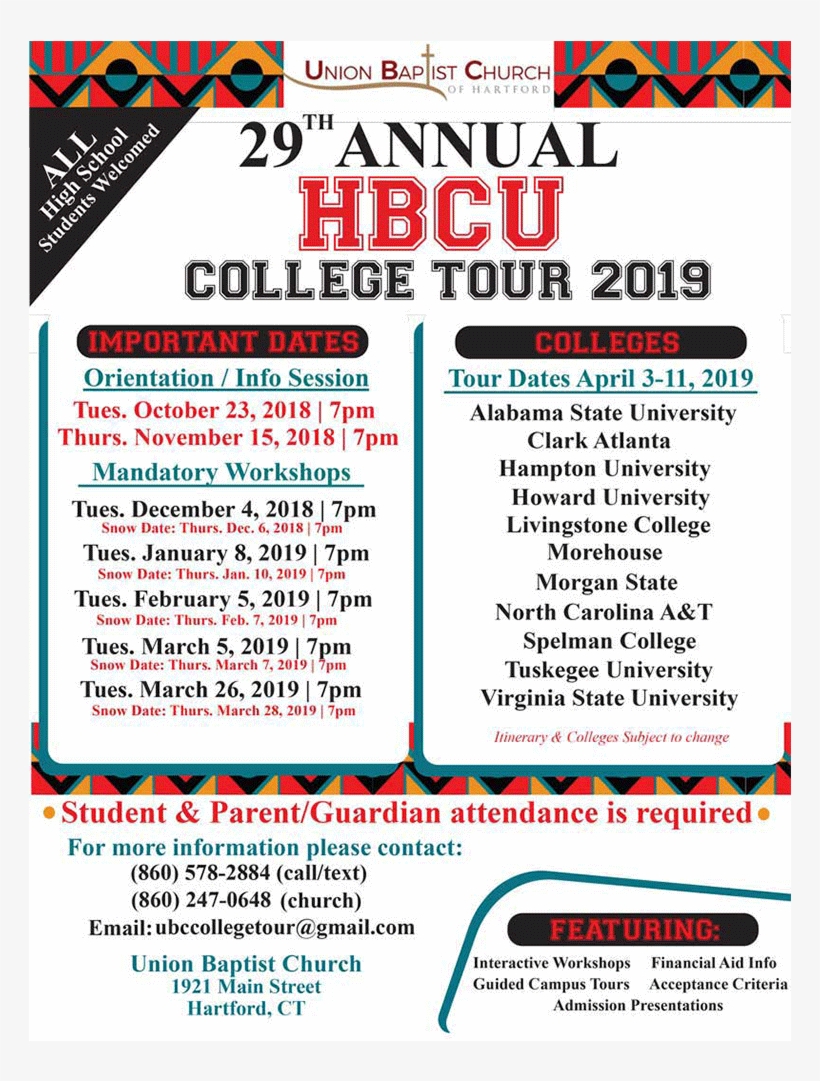 Hbcu Tour - 1500x1000 PNG Download - PNGkit