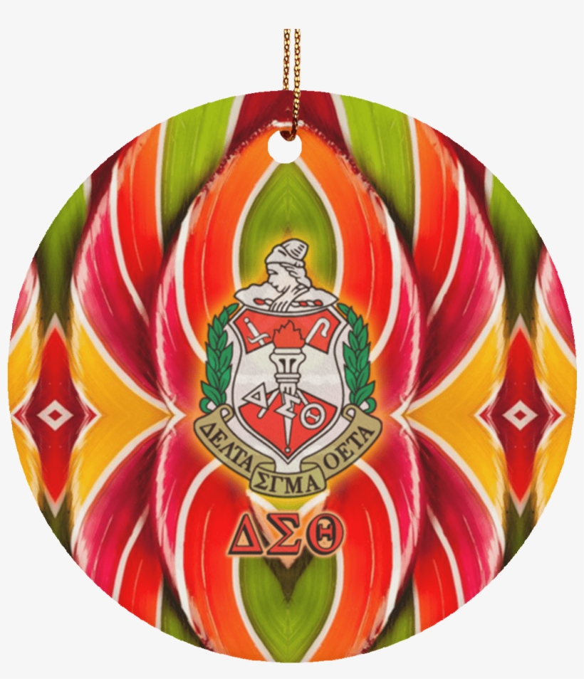 Delta Sigma Theta Circle Ornament - 1155x1155 PNG Download - PNGkit