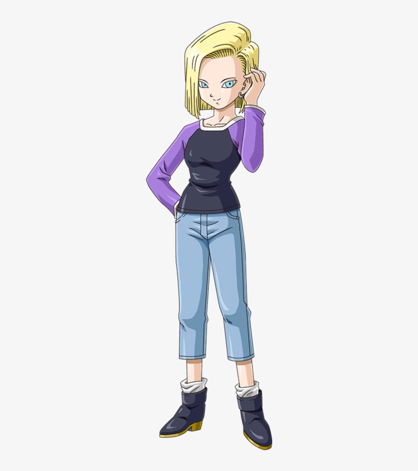 Android 18 Render 13 By Maxiuchiha22 - 774x1032 PNG Download - PNGkit