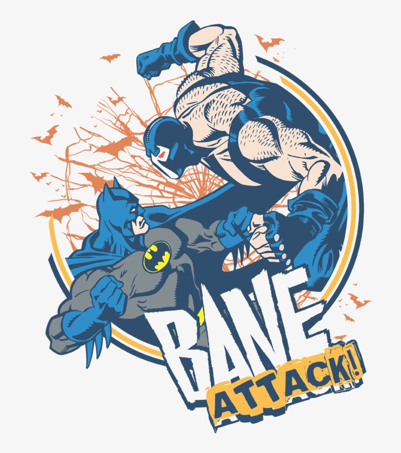 Batman Bane Attack Women's T-shirt - 720x897 PNG Download - PNGkit