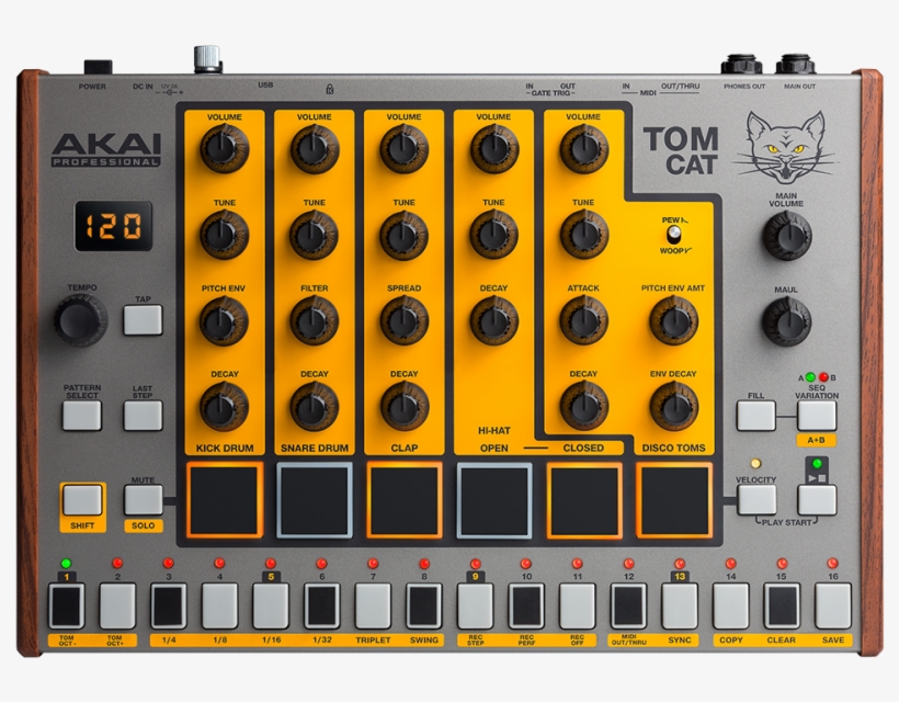 Tom Cat Analogue Drum Machine - 1000x625 PNG Download - PNGkit