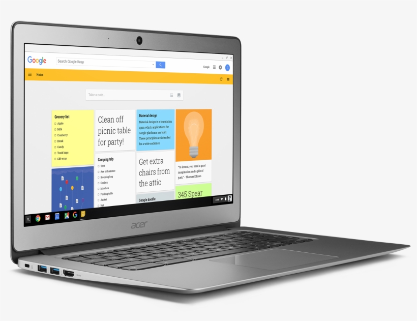 Chromebook Drawing Slim - 3200x2400 PNG Download - PNGkit