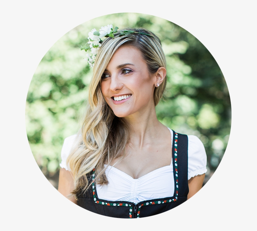 Dirndl Kitchen Author Sophie In Black Dirndl Dress - 659x659 PNG Download - PNGkit