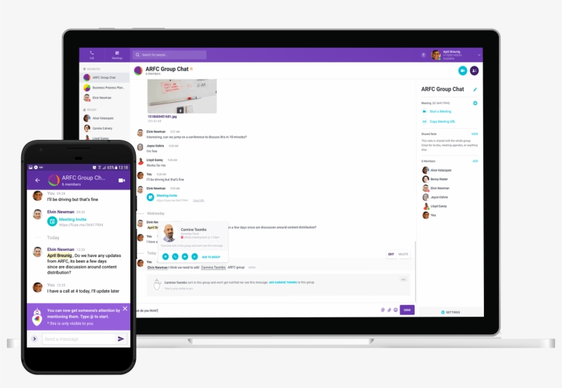 Modern Group Messaging - 1978x1270 PNG Download - PNGkit
