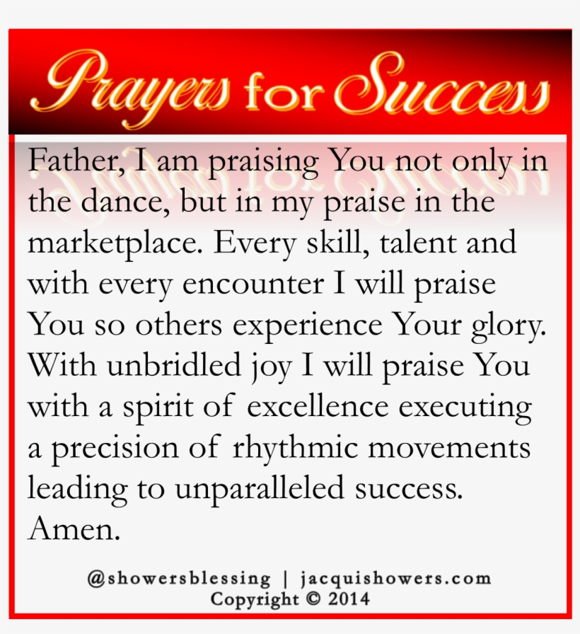 Prayer For Success - 1271x1342 PNG Download - PNGkit