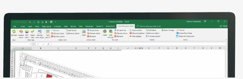 Download Transparent Custom Excel Map - PNGkit