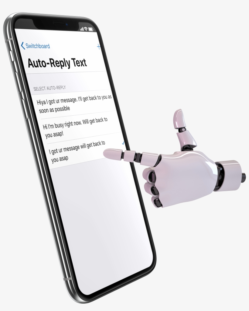 Auto-reply Text Another Number - 2724x3144 PNG Download - PNGkit