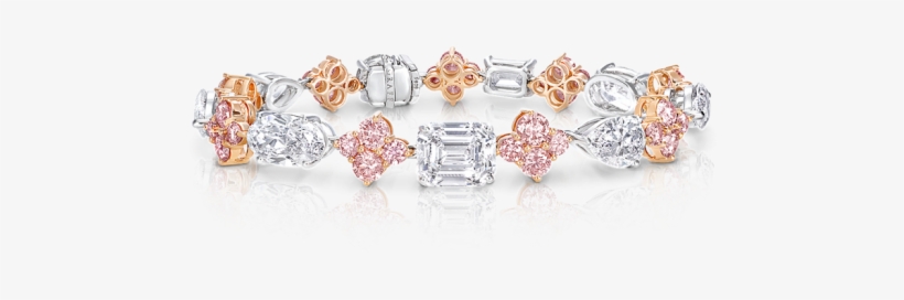White Pink Diamond Bracelet Graff Pink Diamond Graff - 700x525 PNG ...