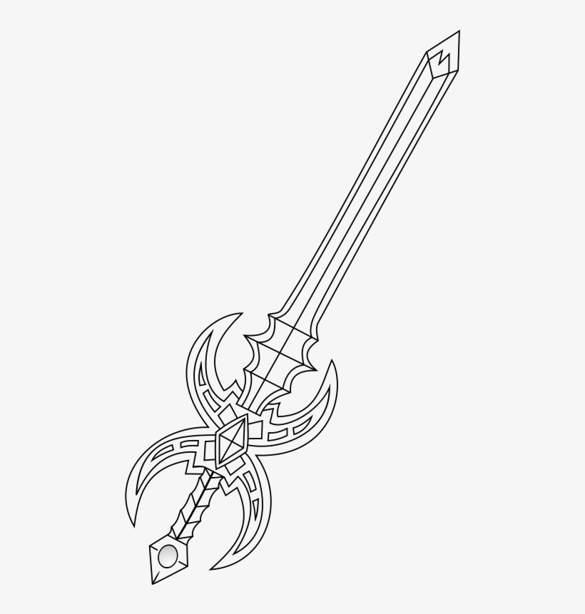 This Png File Is About Sword Cool Vector Awesome , - 566x800 PNG ...