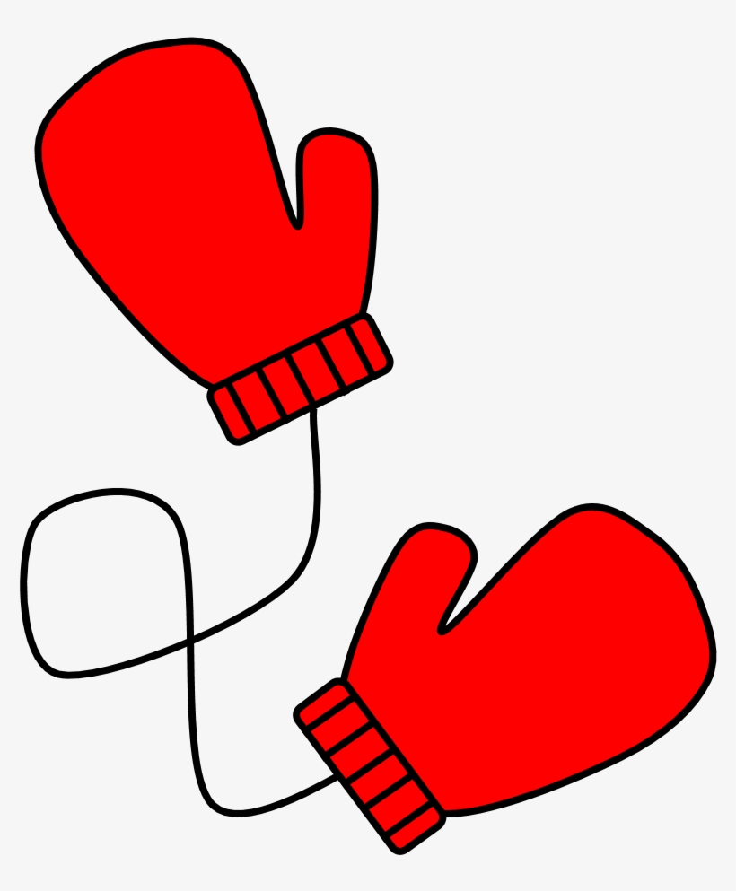 Mittens, Connected, Red, Png - 816x1056 PNG Download - PNGkit