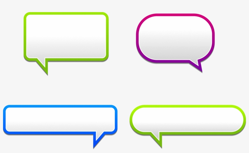 Speech Balloon Dialogue Colorful - 1300x739 PNG Download - PNGkit