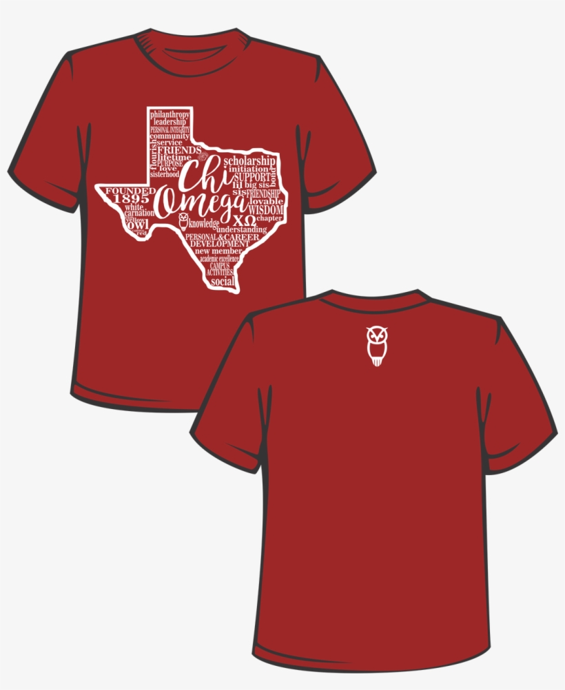 Chi Omega Bid Day Tshirt - 1091x1280 PNG Download - PNGkit