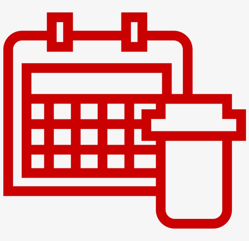 Icon Of Pill Bottle And Calendar - 800x800 PNG Download - PNGkit