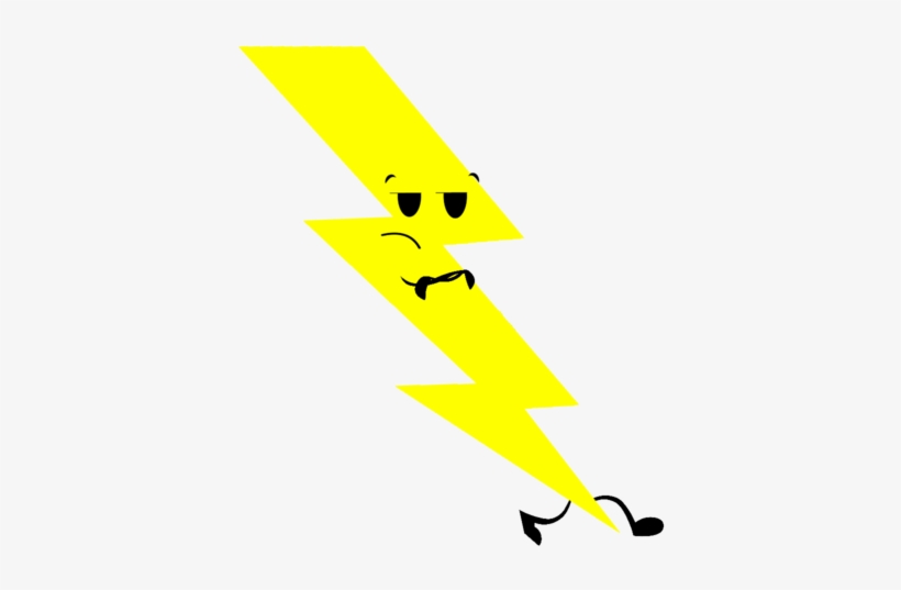 Lightning Bolt Pose2 - Portable Network Graphics - 402x480 PNG Download ...