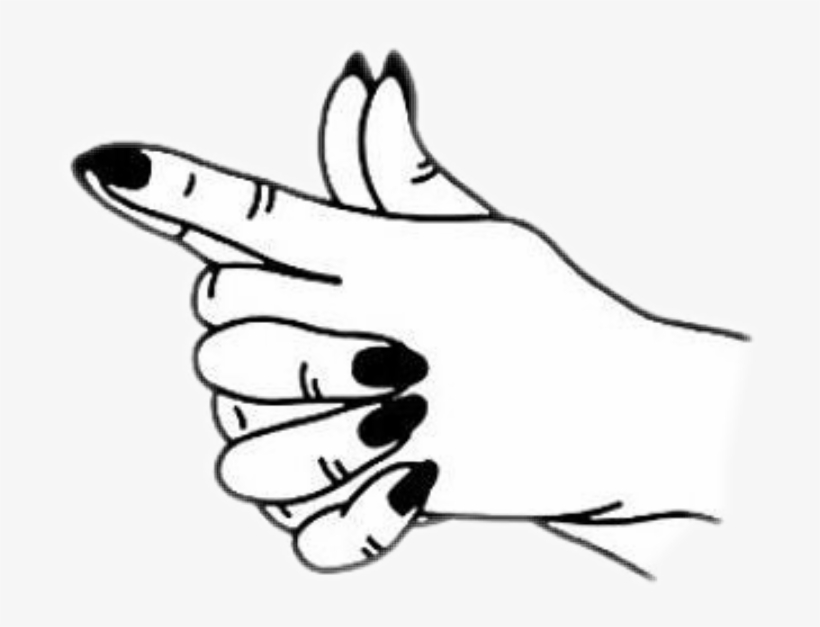 Download Transparent Sticker Png Finger Gun - PNGkit