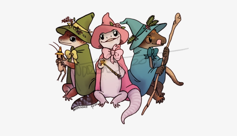 Wizard Leopard Gecko Art - 500x416 PNG Download - PNGkit