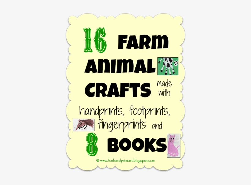 Farm Animal Crafts Made From Handprints, Footprints, - Duck Foot Prints ...