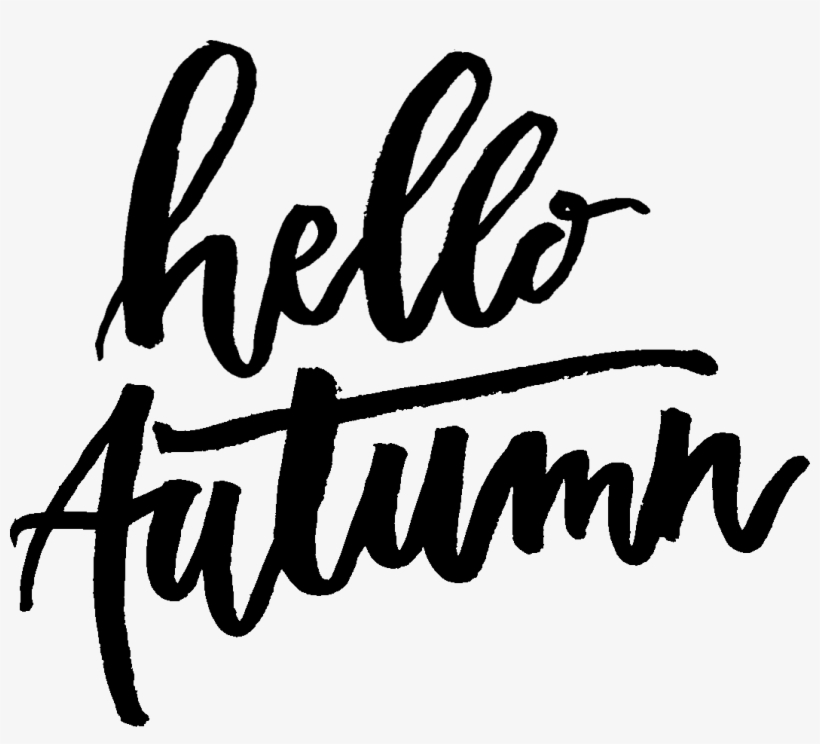 Hello Autumn - Autumn Word Png - 1062x912 PNG Download - PNGkit